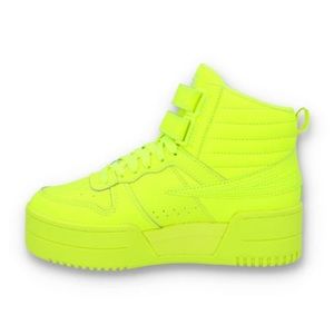 Fila | Shoes | Fila Lifted Doble Stacked F4 High Tops Leather Neon ...